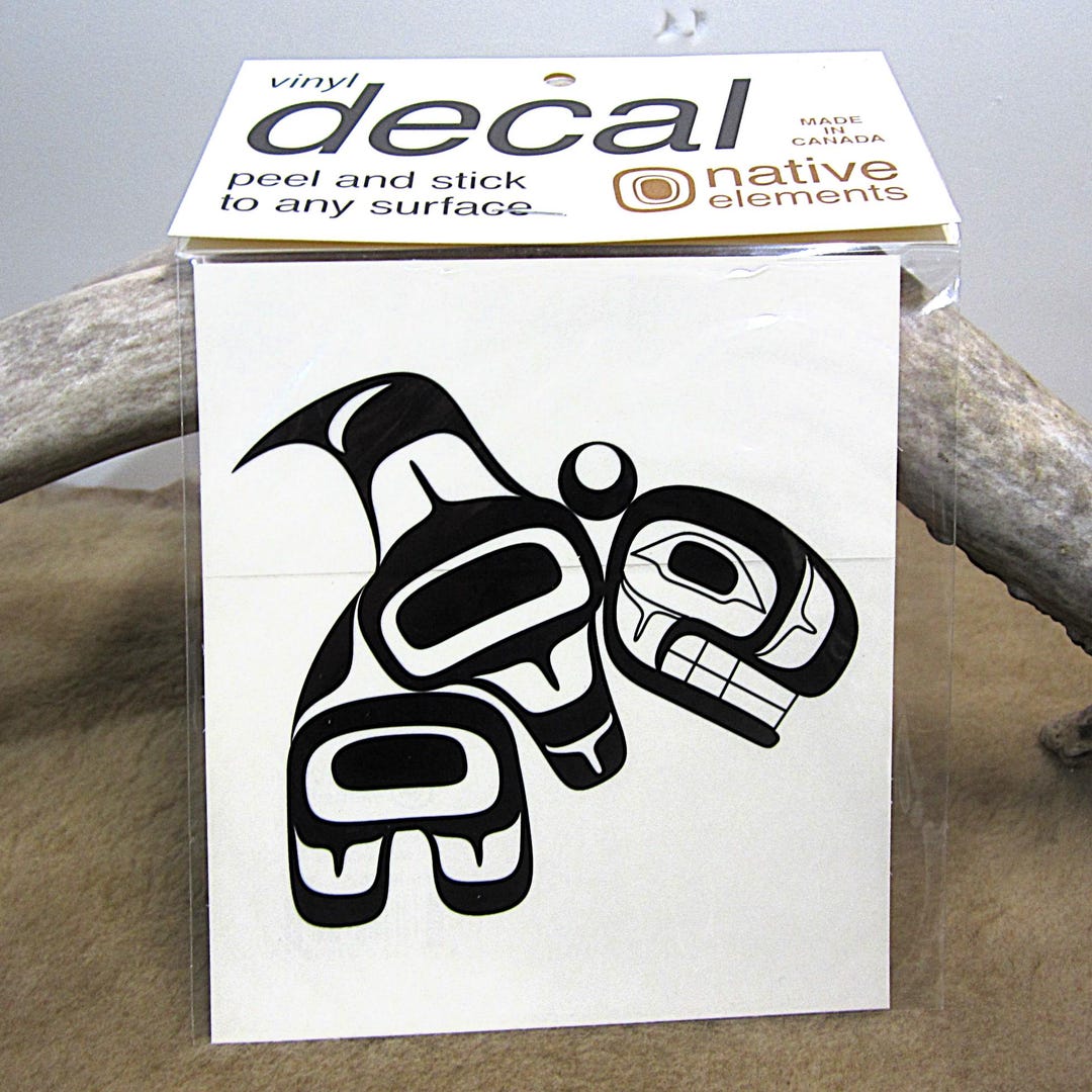 Haida First Nation 'baby Orca' Vinyl Sticker Decal Pacific North West ...