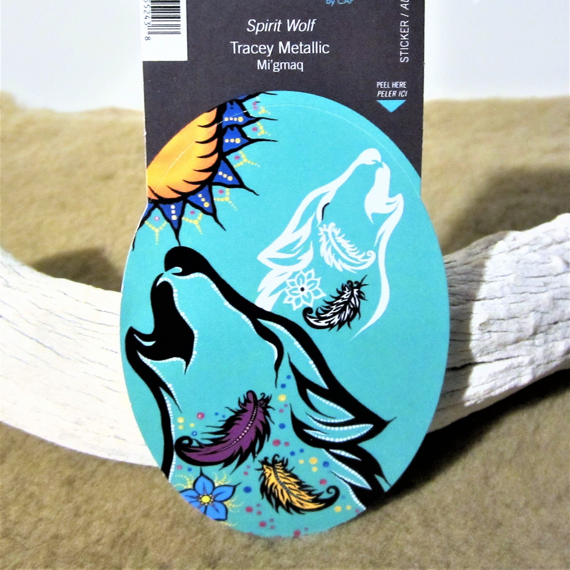 Mi'gmaq First Nation ''spirit Wolf'' Vinyl - Etsy