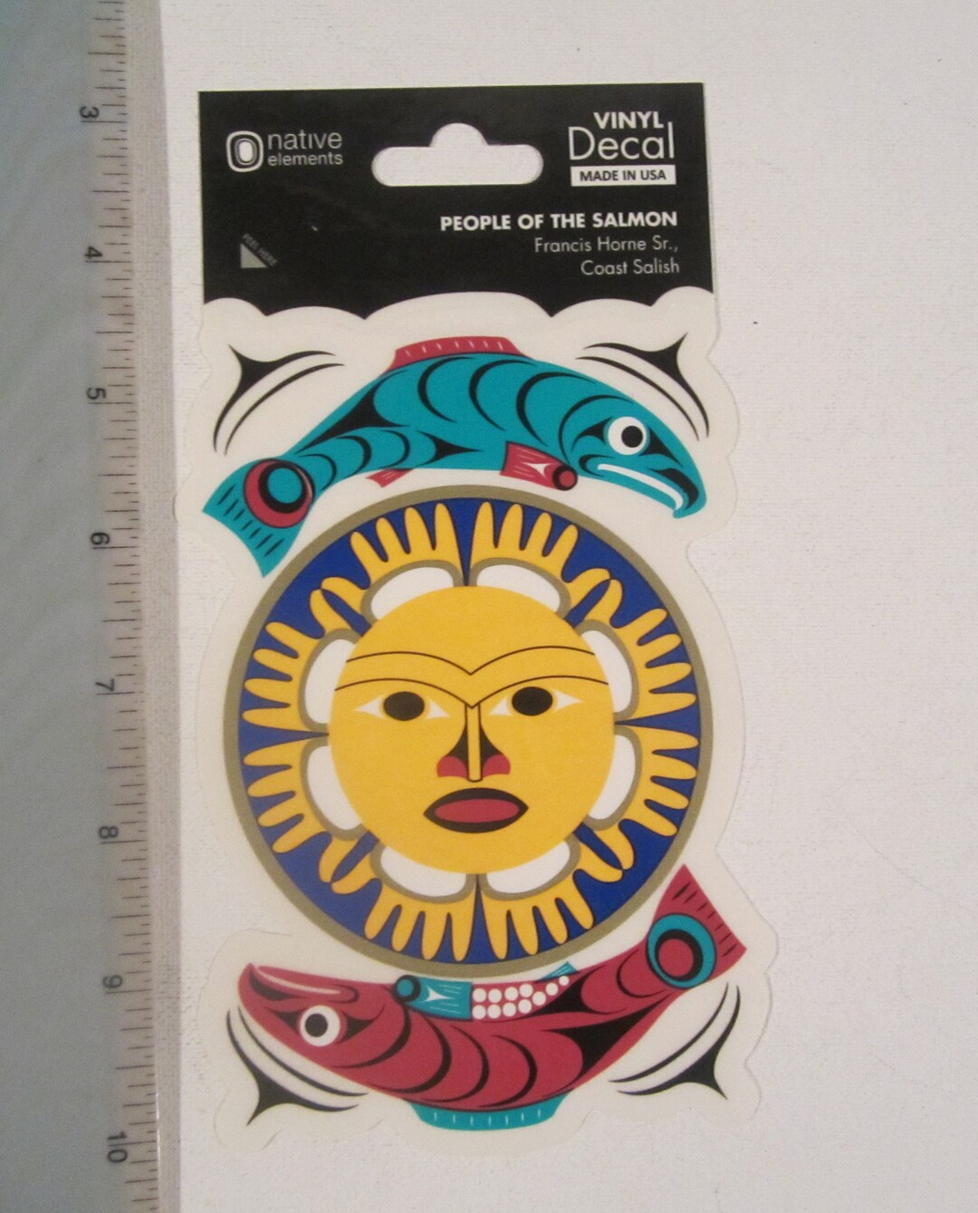 Coast Salish First Nation 'people of the Salmon' Vinyl Sticker Decal ...