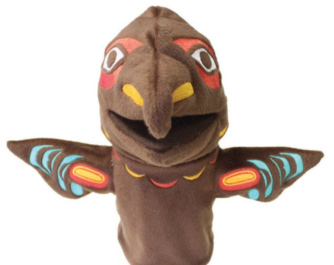 Haida Squamish First Nation 'grace the Eagle' Hand Puppet Toy Pacific ...
