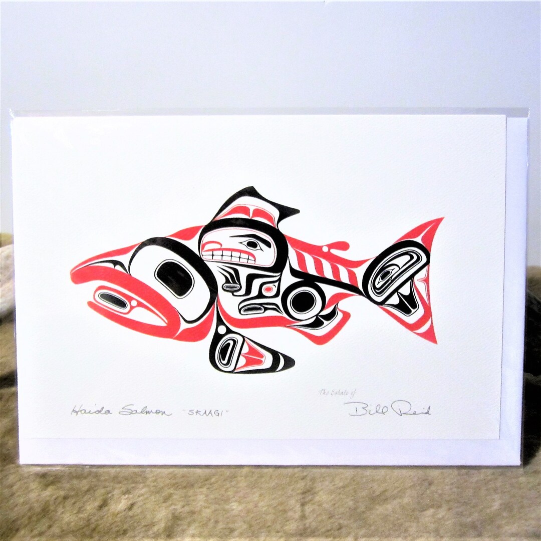 Haida First Nation ''salmon'' Pacific North West Coast Native ...