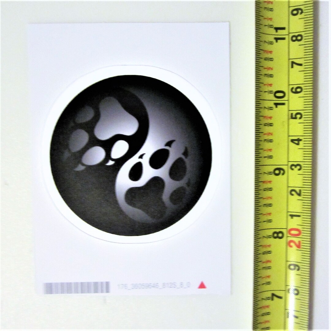 First Nations 'wolf Paw' Sticker Decal West Coast Native Indigenous Art ...