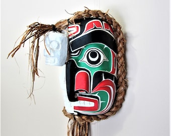 Haisla First Nation 'warrior' Cedar Mask Carving West Coast Native ...