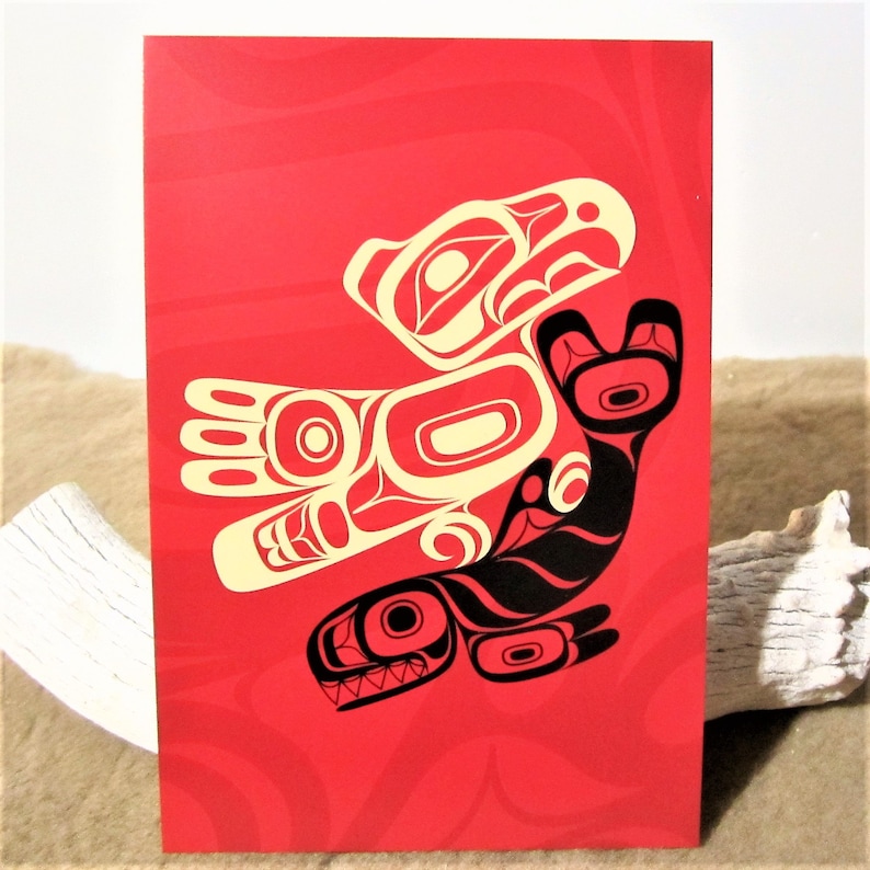 Haida First Nations ''thunderbird & Orca'' Pacific North West Coast ...