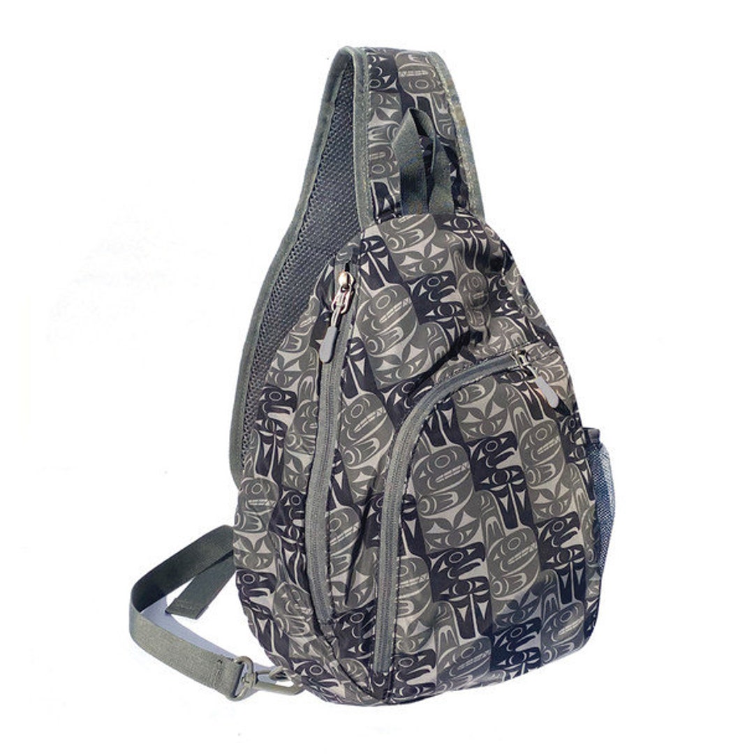 Coast Salish First Nation 'thunderbird & Whale' Sling Pack Pacific ...
