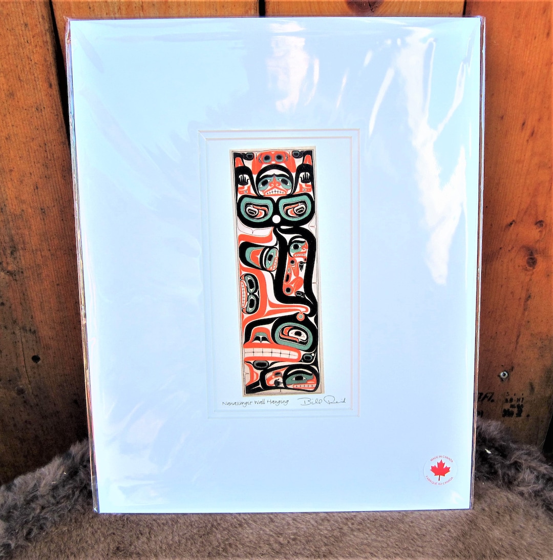 Haida First Nation ''nanasimgit, Wall Hanging'' Contemporary Native ...