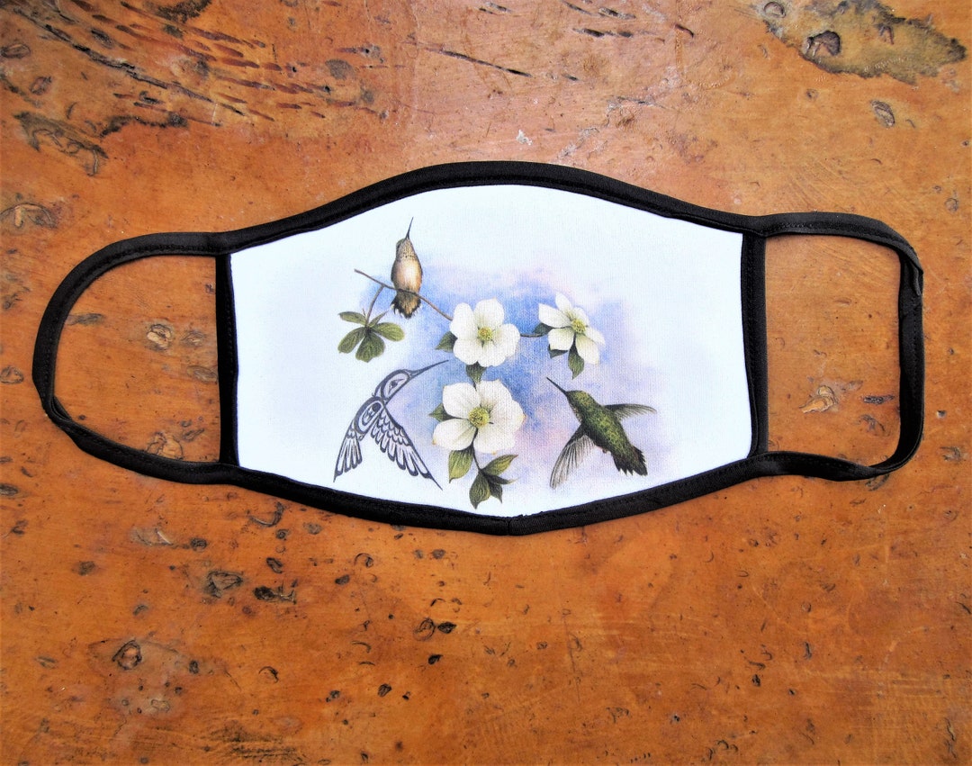 Sue Coleman First Nations ''hummingbirds'' Novelty Face Shield Cover ...