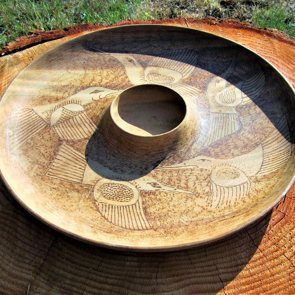 Indigenous Wood Bowl - Etsy