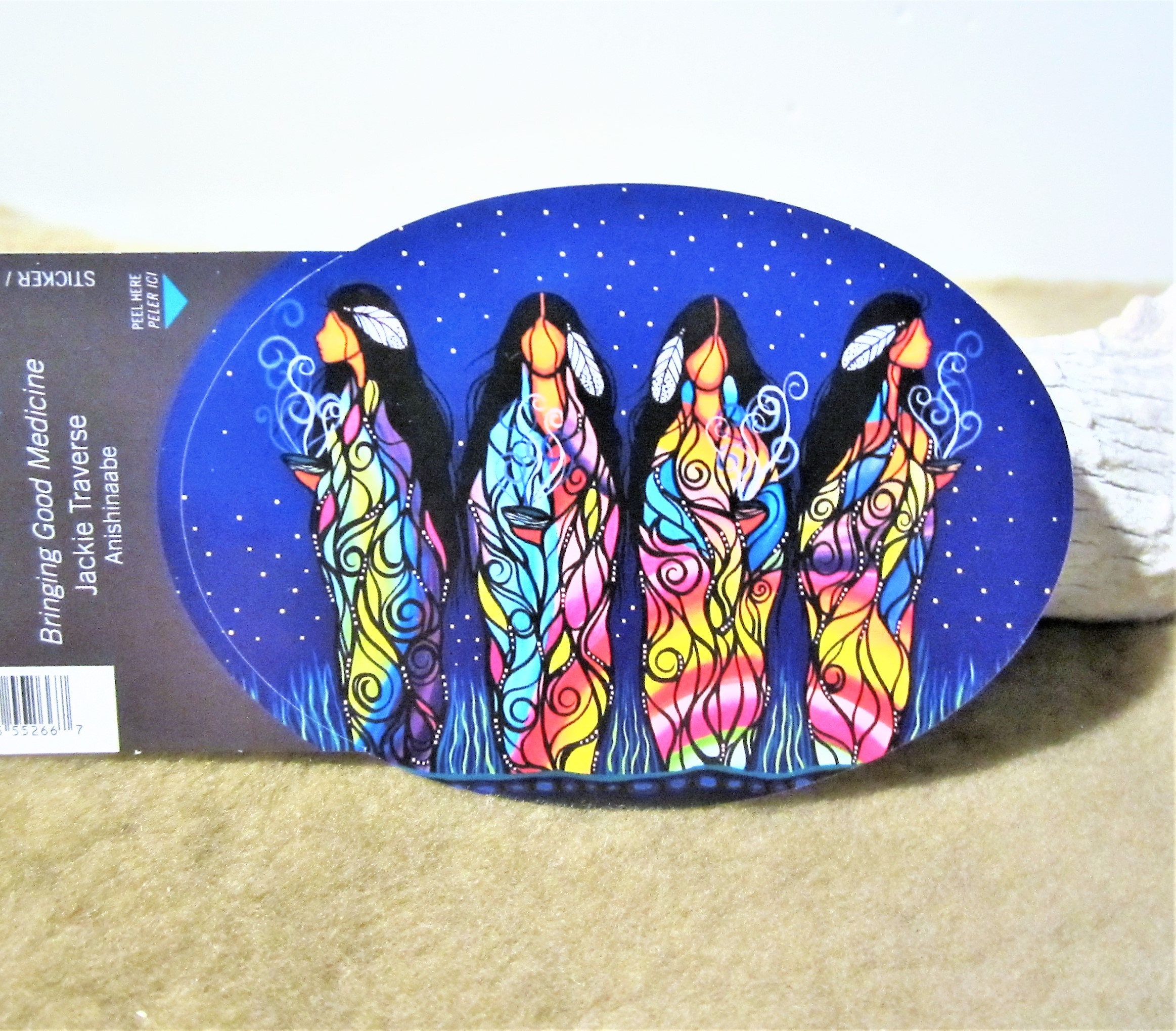 Anishinaabe Ojibway First Nation 'bringing Good Medicine' Vinyl Sticker ...
