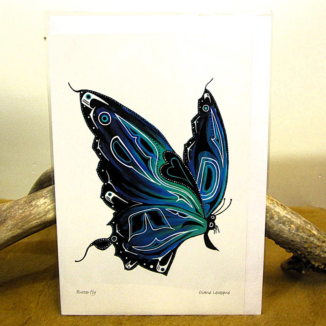Kwakiutl First Nation 'butterfly' Pacific North West Coast Native ...
