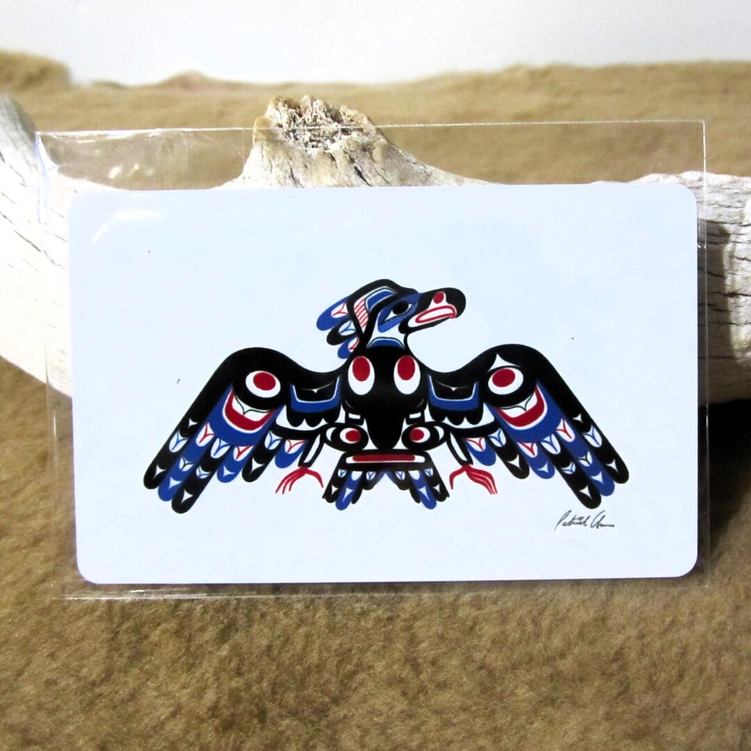 Nuu Chah Nulth First Nations 'thunderbird' Metal Stick on Fridge Magnet ...