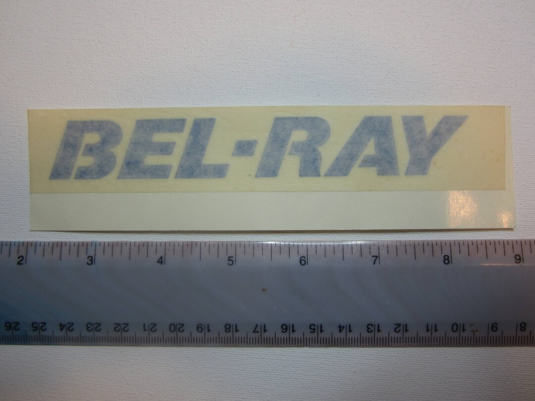 NOS OS Vintage Bel Ray Motocross Lubricant Die Cut Decal Sticker - Etsy