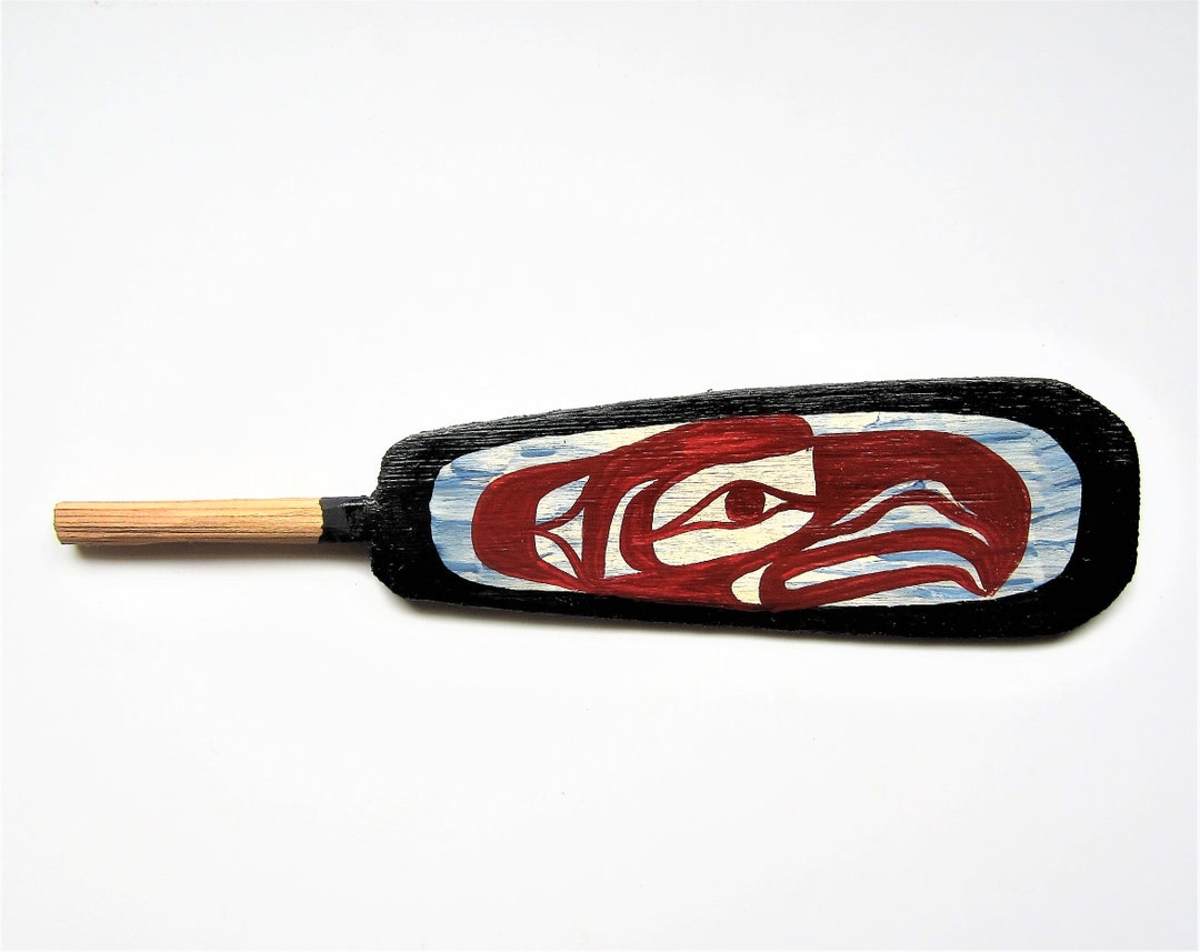 Kwakiutl First Nation ''eagle'' Feather Carving West Coast Indigenous ...
