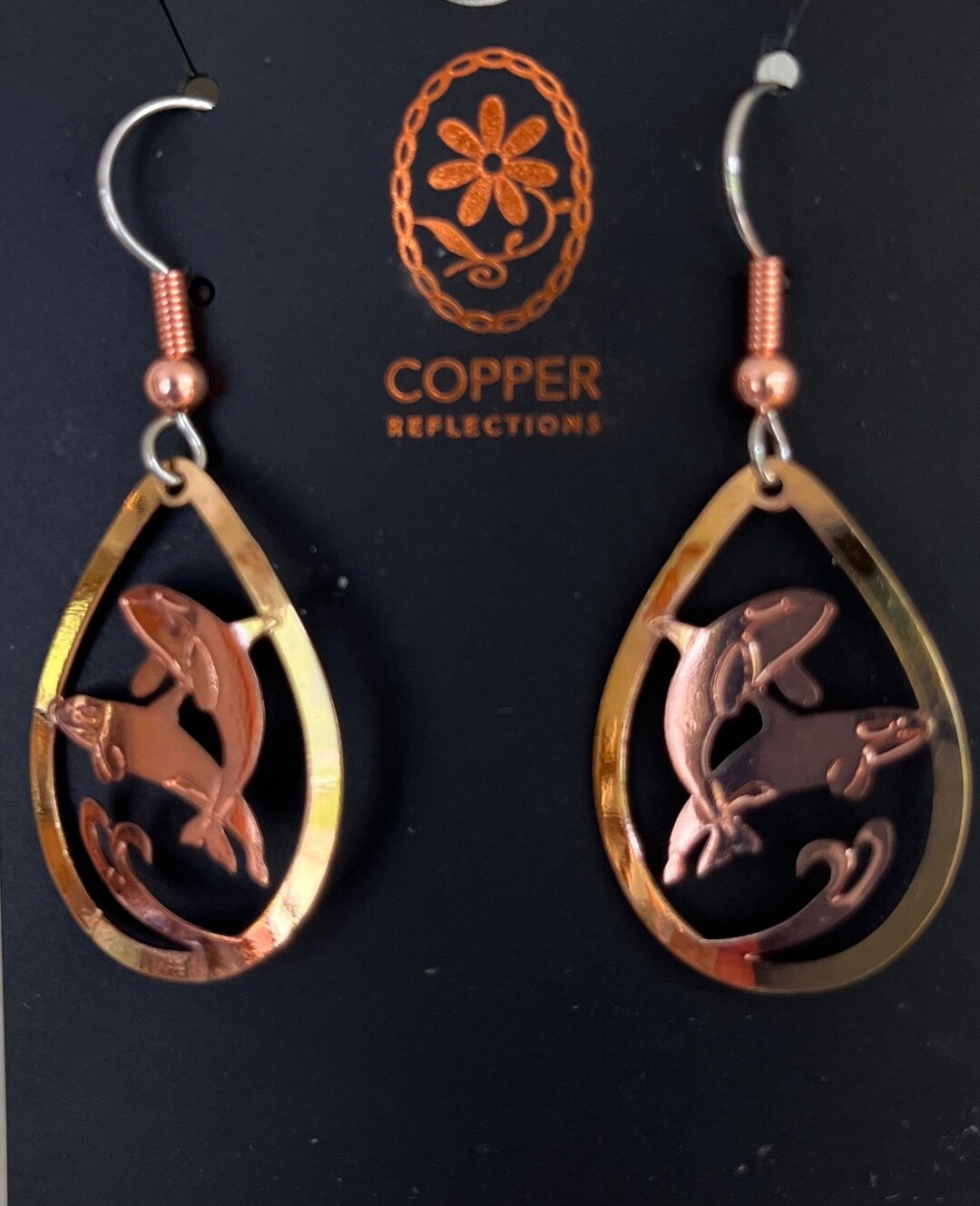 First Nations Copper Silver Plate Earrings Pacific North West - Etsy