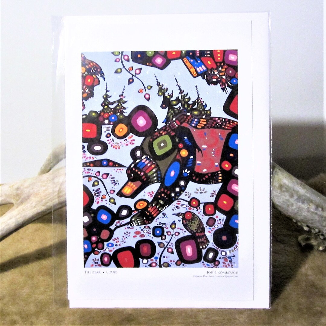 Chipewyan Dene First Nation ''the Bear'' Native Indigenous Art Post ...