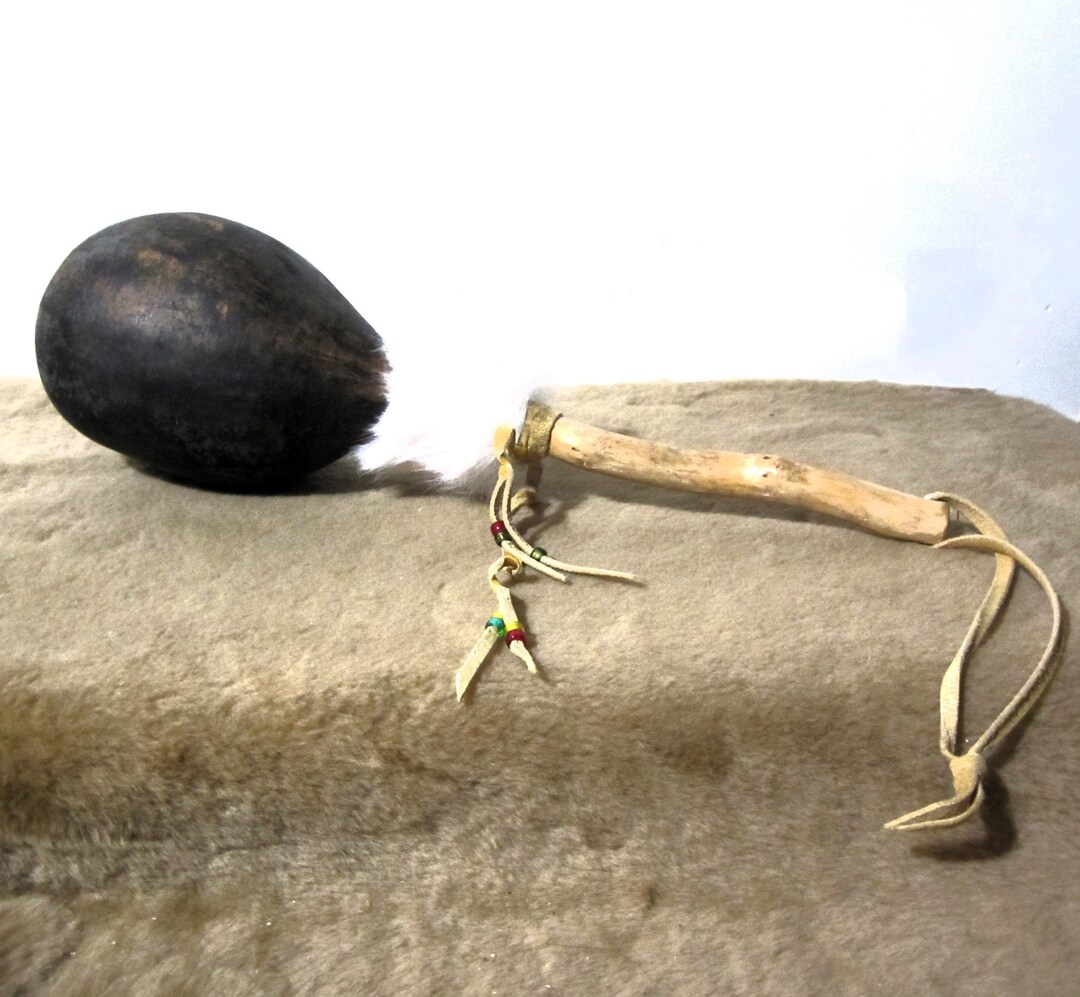 6 Nations Gourd Rattle Eastern Woodlands Sub Arctic Native Indigenous ...