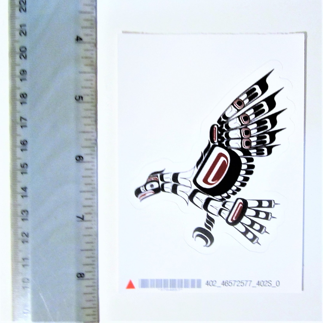 First Nations ''salish Eagle'' Sticker Decal Pacific North West Native ...