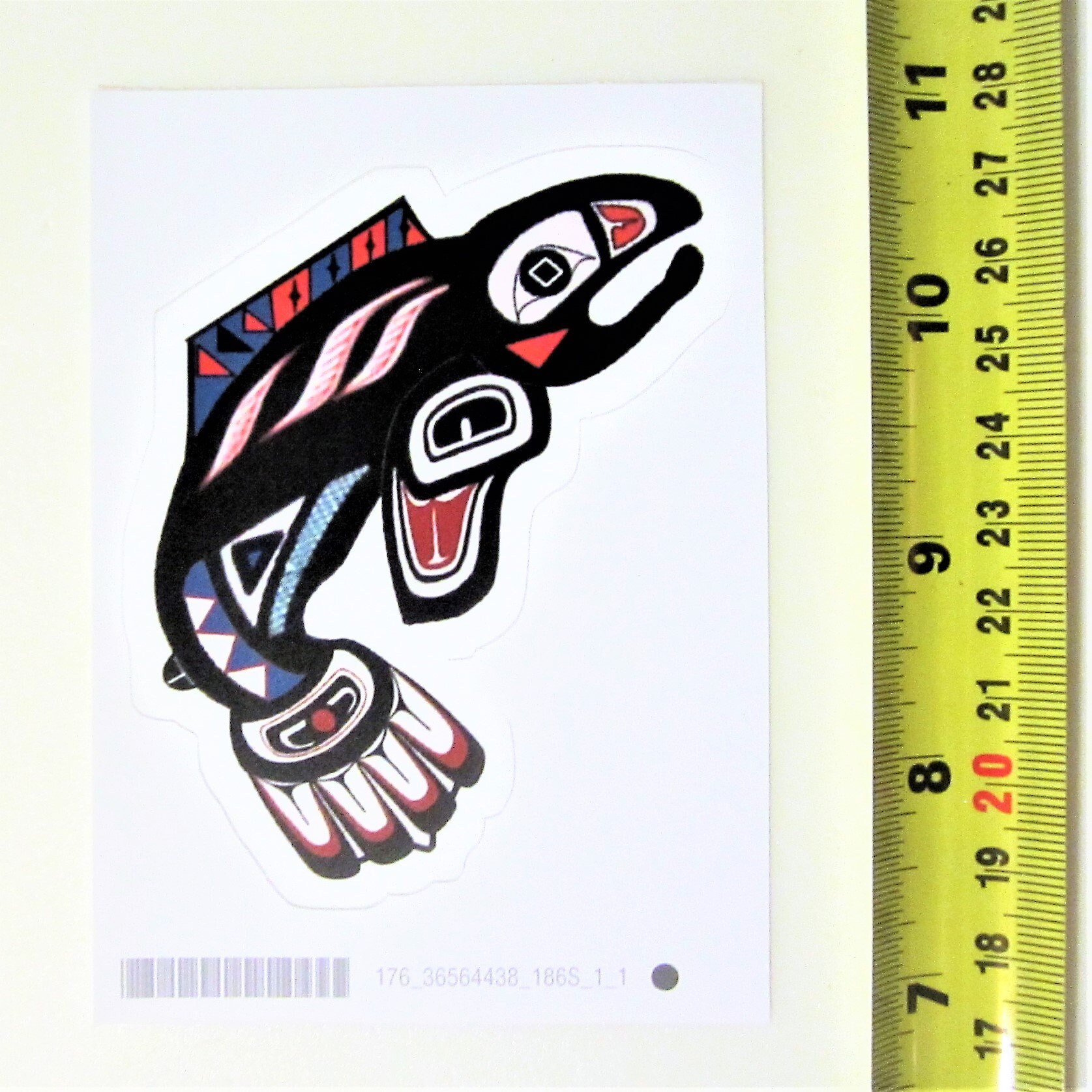 First Nations 'salmon' Sticker Decal West Coast Native - Etsy