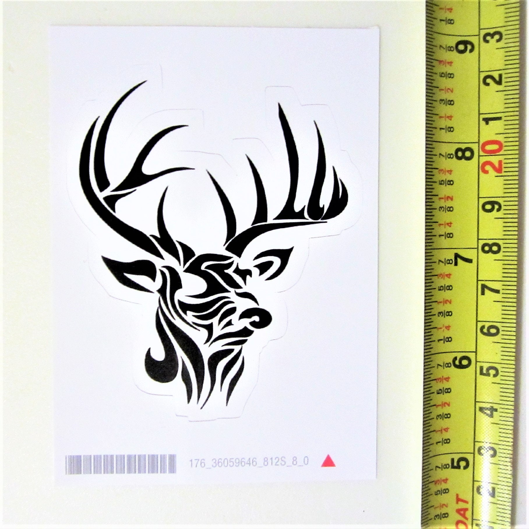 First Nations 'tribal Deer' Sticker Decal Pacific - Etsy