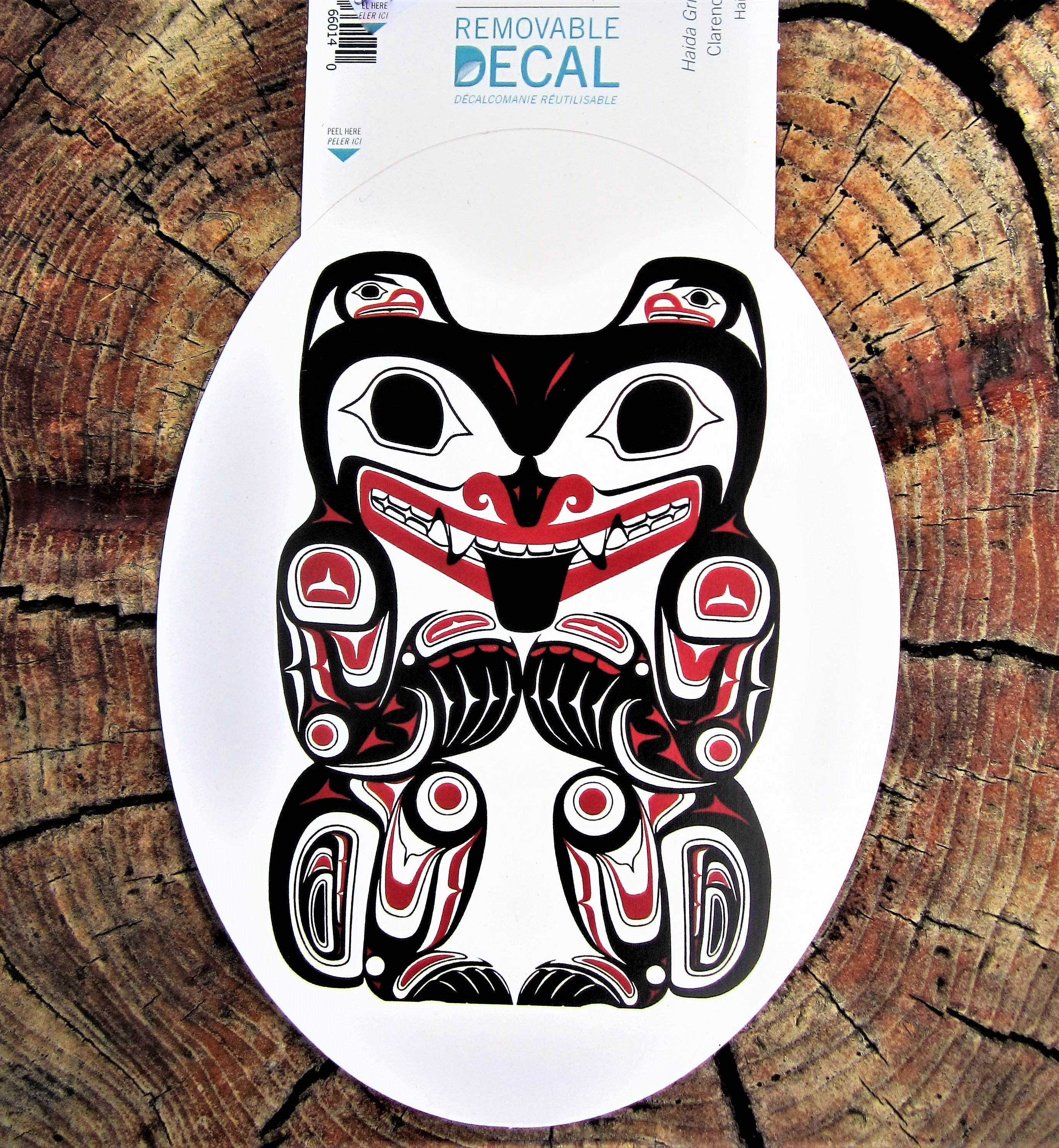 Haida First Nation ''grizzly Bear'' Vinyl Sticker Decal Pacific North ...