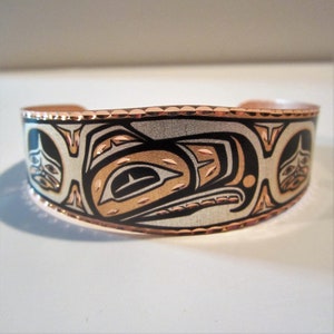 First Nations 'eagle' Copper Bracelet Pacific North West Coast Native ...