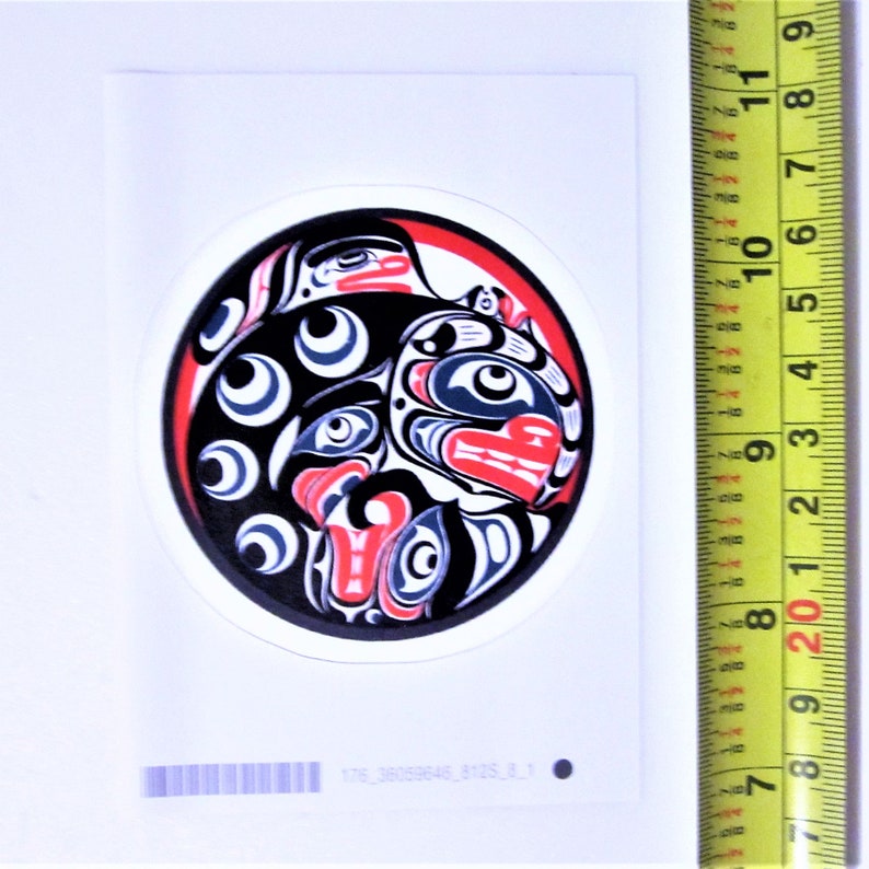 First Nations ''killer Whale' Sticker Decal West - Etsy