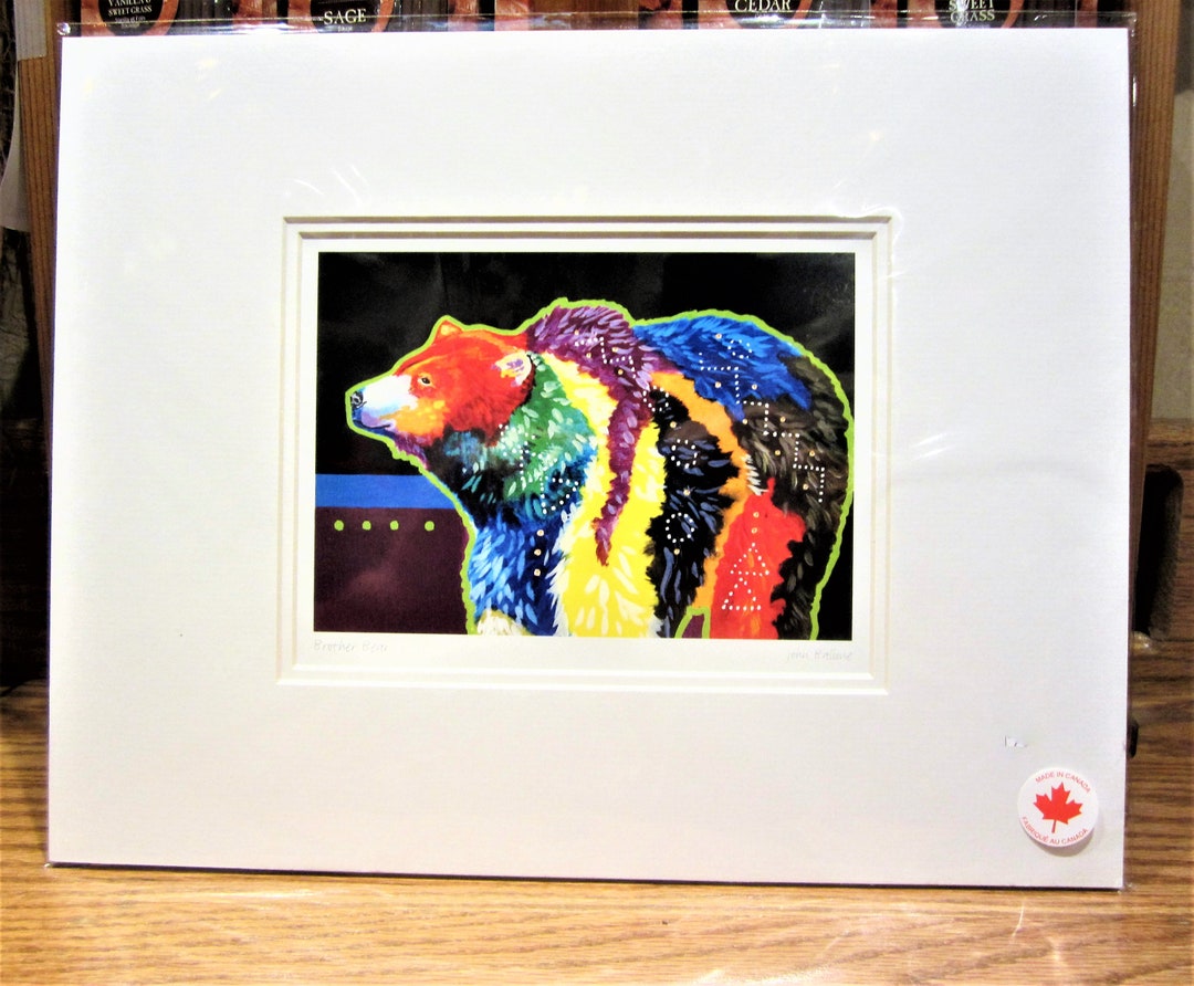 Cherokee First Nation ''brother Bear'' Contemporary Native Indigenous ...