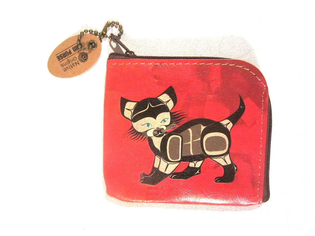 Bella Bella First Nation 'kitty Cat' Coin Purse Pacific North West ...