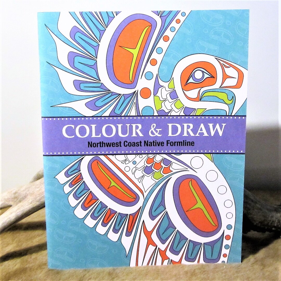 Pacific North West Coast First Nation 'formline' Coloring Book Journal ...