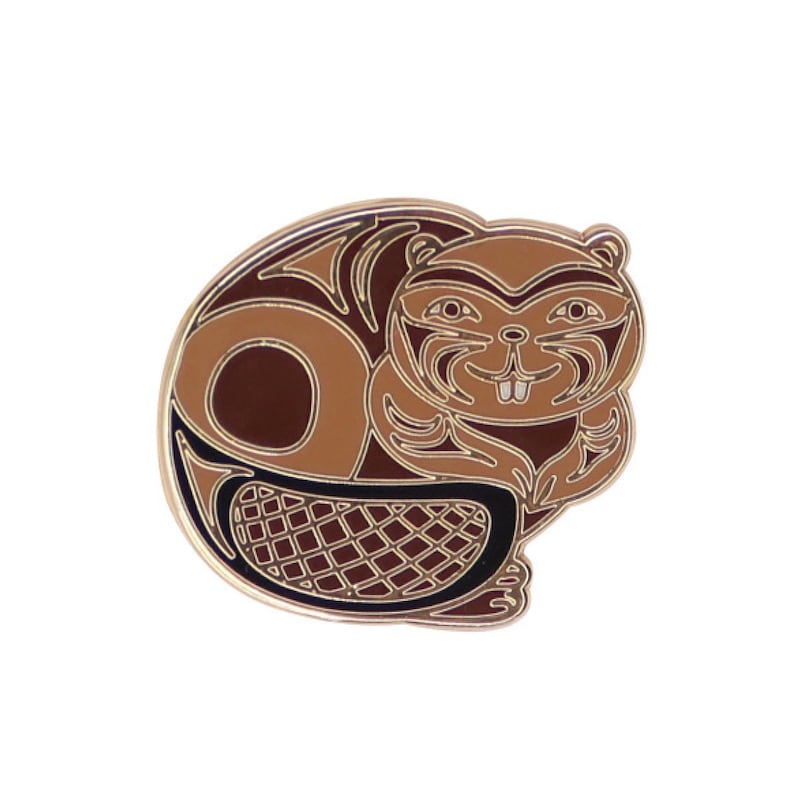 Beaver Brooch - Etsy