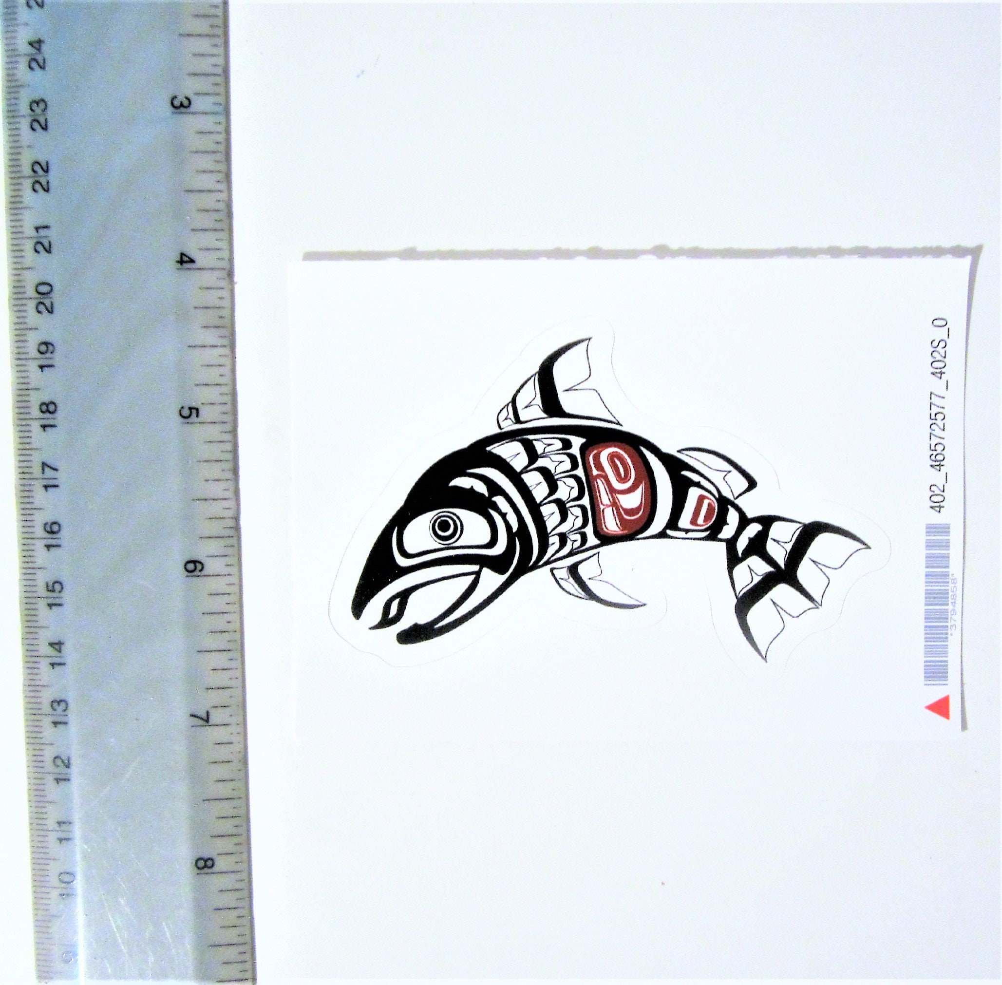 Haida First Nations ''salmon'' Sticker Decal Pacific North West Native ...
