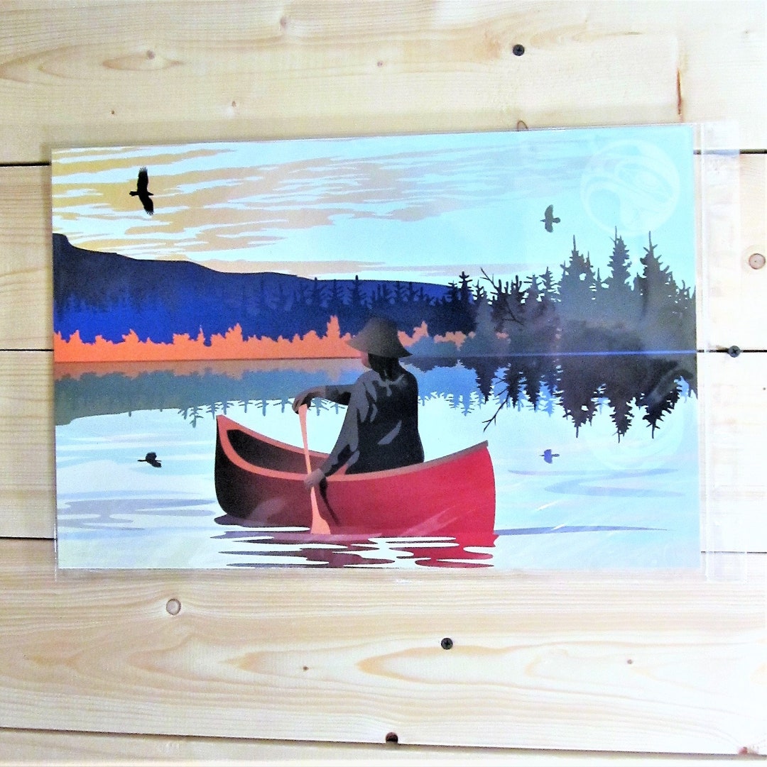 Tlingit First Nation 'lone Canoe' Contemporary Pacific North West Coast ...