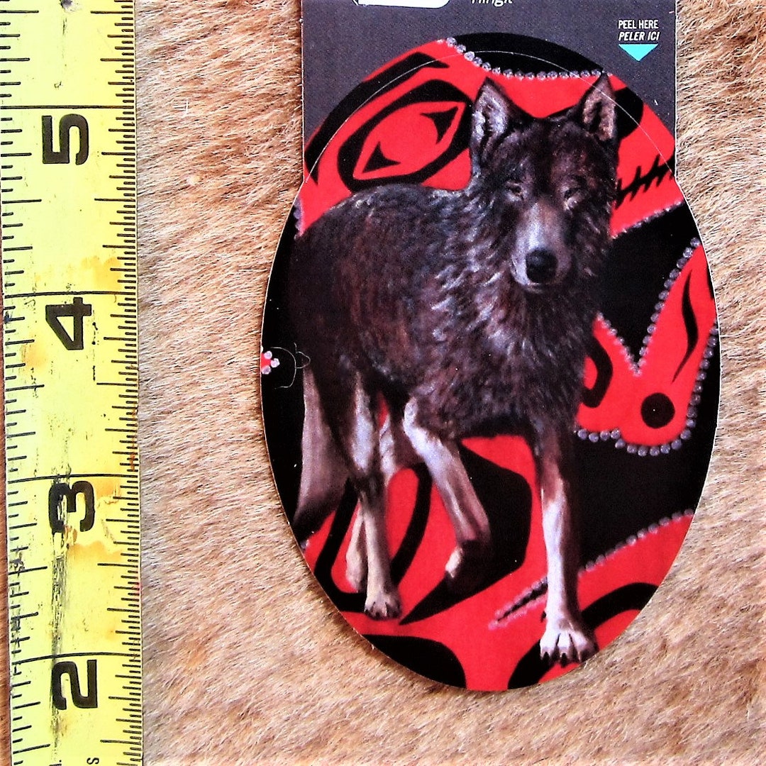 Tlingit First Nation 'wolves' Vinyl Sticker Decal Native Indigenous Art ...