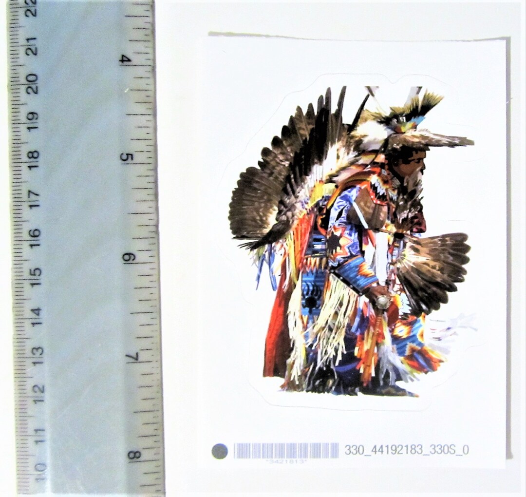 First Nations 'eagle Dancer' Sticker Decal Native Indigenous Art - Etsy