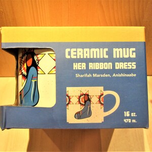 Anishinaabe First Nation 'her Ribbon Dress' Coffee & Tea Mug 16oz ...