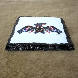 Nuu Chah Nulth First Nation 'thunderbird' Slate Coaster Pacific North ...
