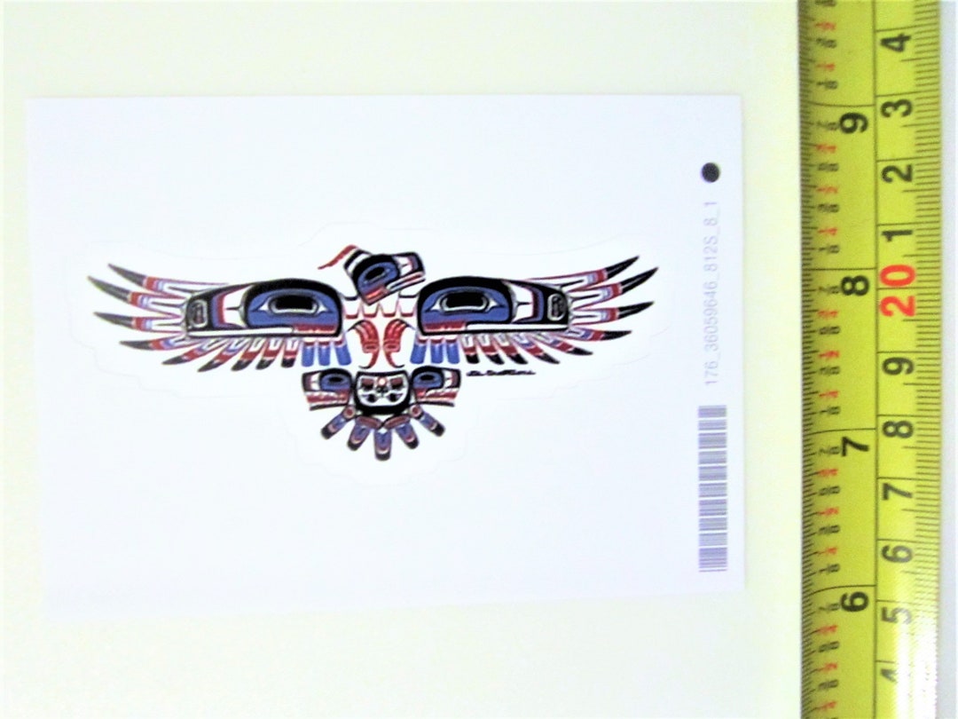 First Nations ''eagle'' Sticker Decal West Coast Native Indigenous Art ...