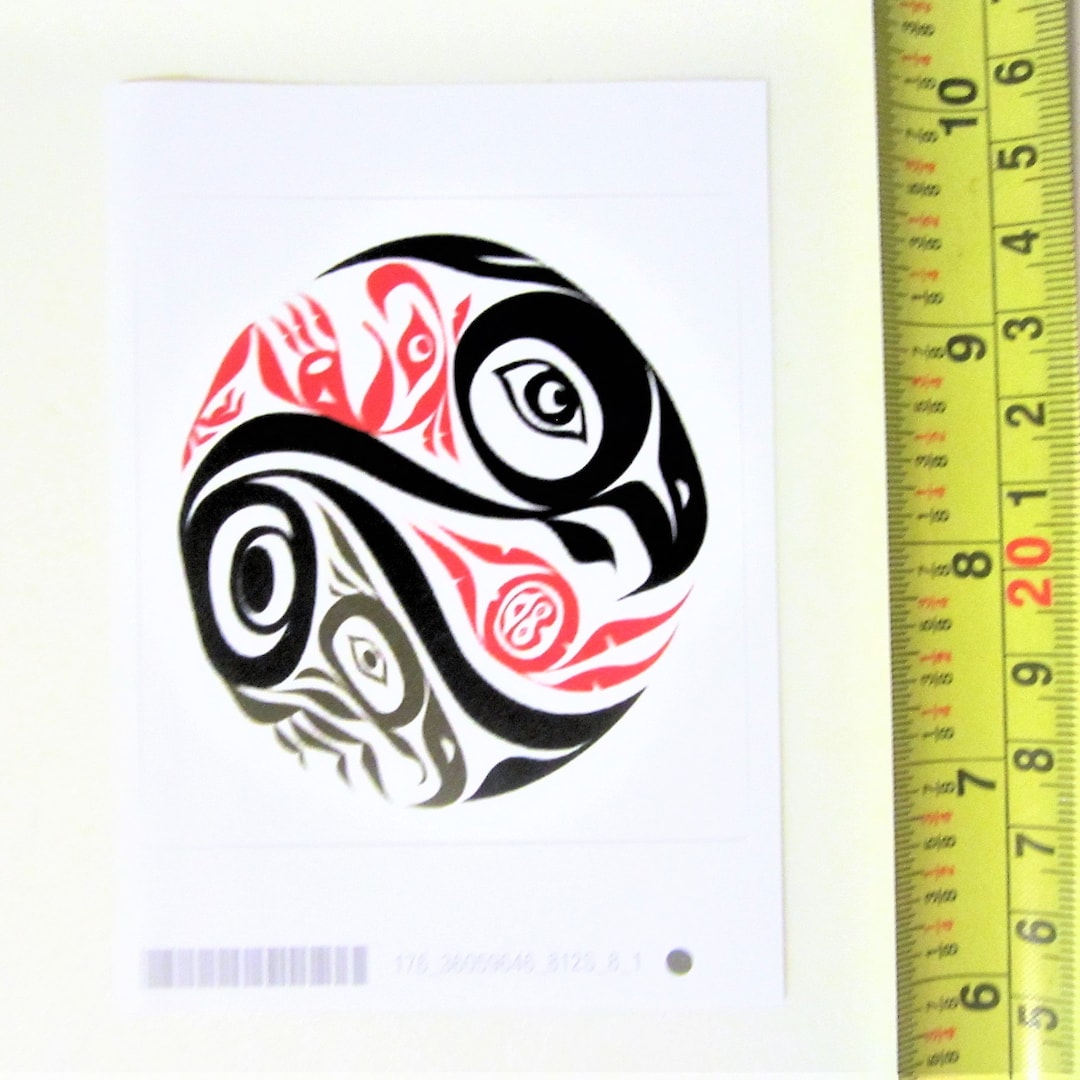 First Nations ''eagle Spirit' Sticker Decal West Coast Native ...