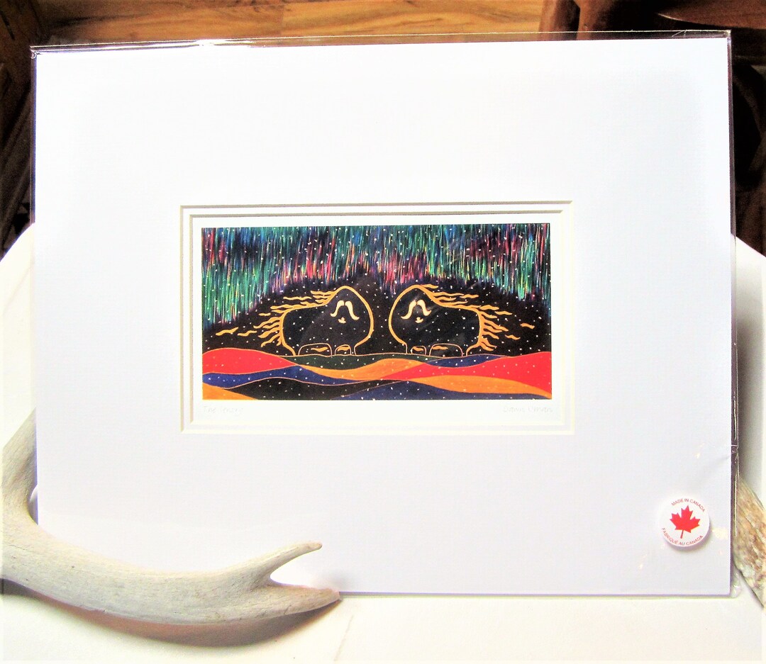 Metis Northern First Nations 'the Sentry' Contemporary Sub Arctic ...