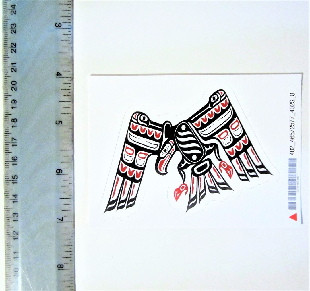 First Nations ''thunderbird'' Sticker Decal Pacific North West Native ...