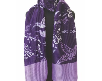 Haida First Nation 'humpback' Eco Scarf Pacific North West Coast Native ...