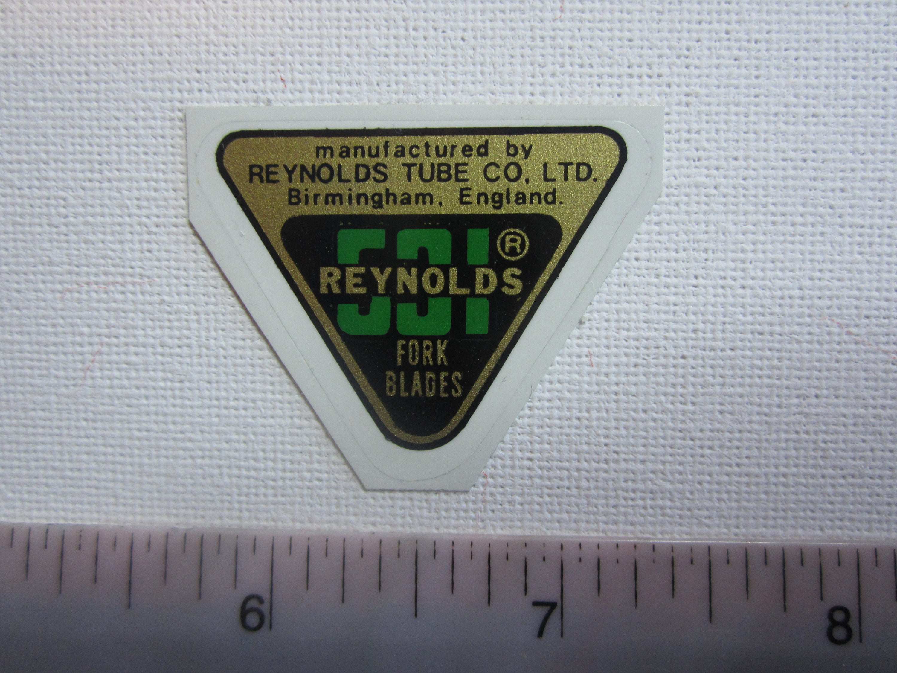 NOS OS Reynolds Tube Co. Butted Tubing Decal Sticker - Etsy UK