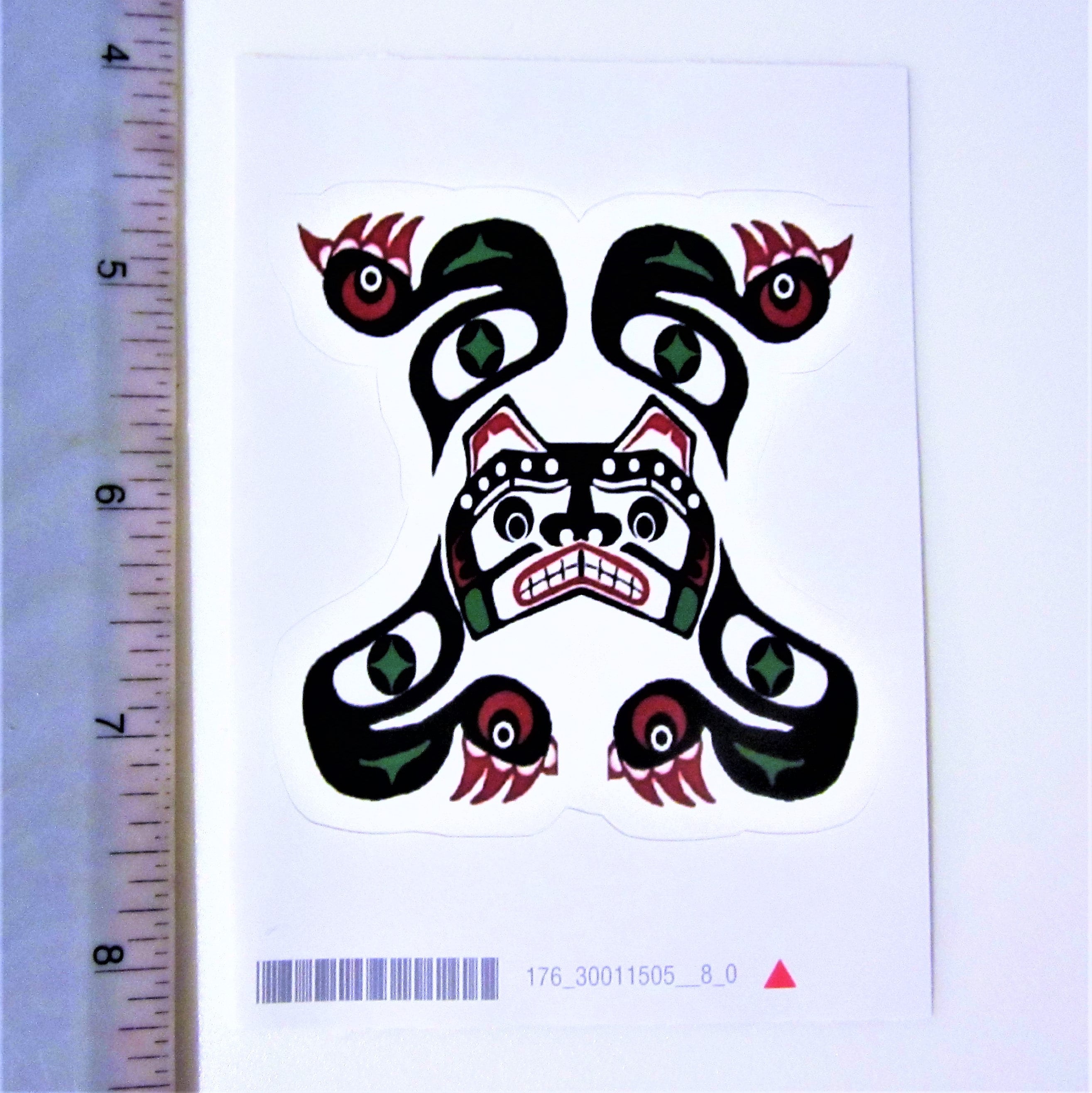 First Nations ''bear'' Sticker Decal Native Westcoast Indigenous Art - Etsy