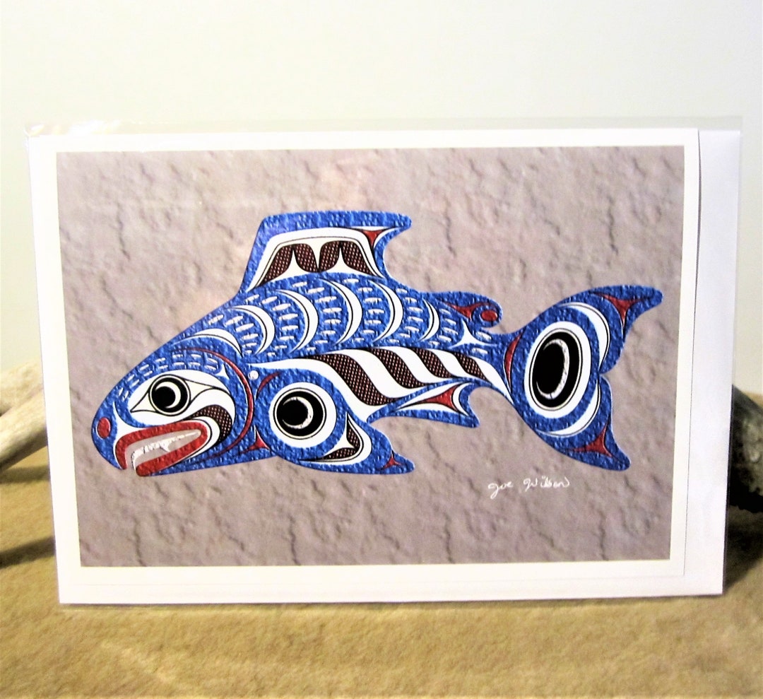 Coast Salish First Nations ''salmon'' Pacific North West Native ...