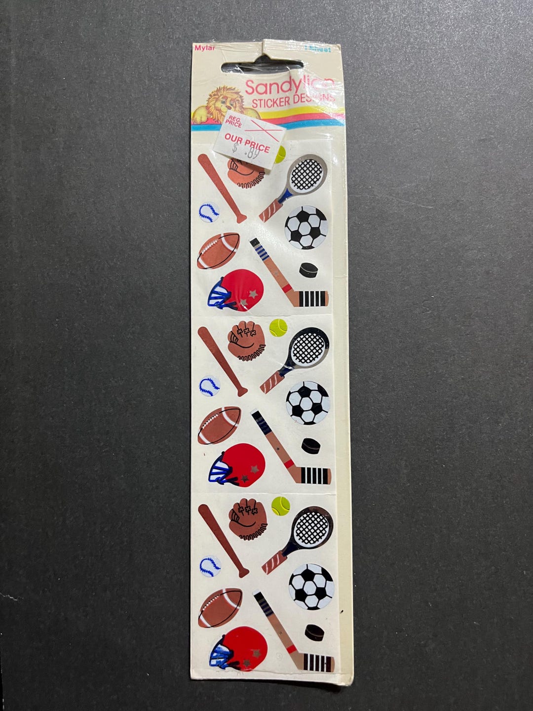 Sandylion Vintage 80s Super Rare Old Style Packaging - Sports Sticker ...