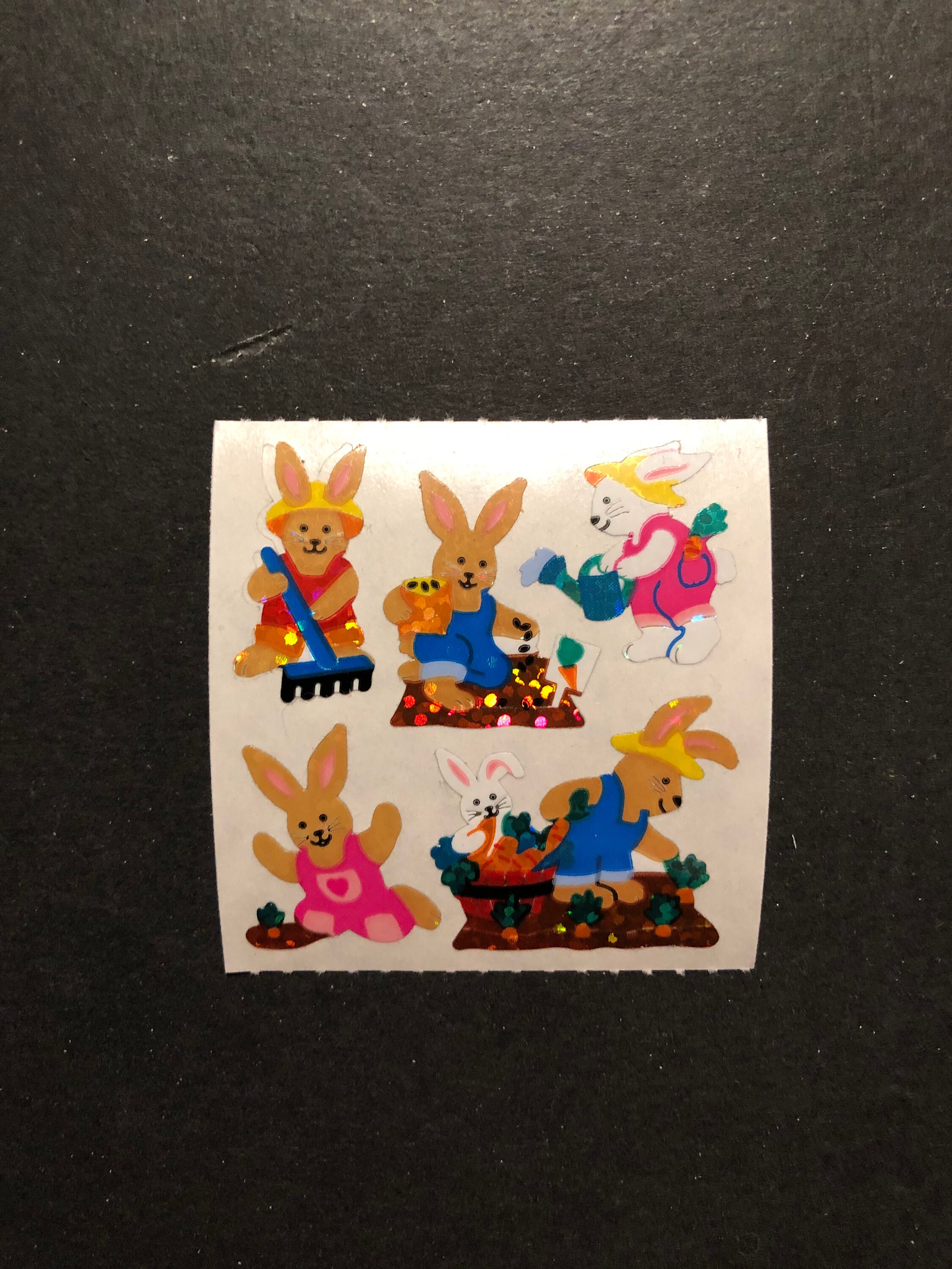 Sandylion Vintage Rare Rabbit Gardening Sticker - Etsy