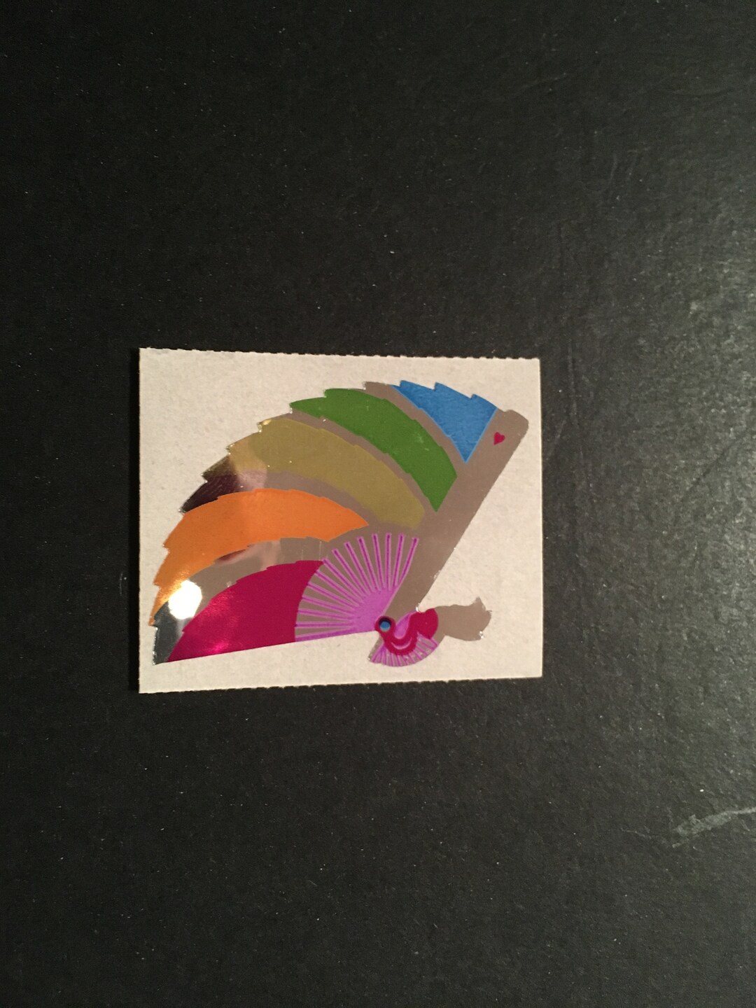 Sandylion Vintage 80s Very Rare Foil Fan Sticker - Etsy