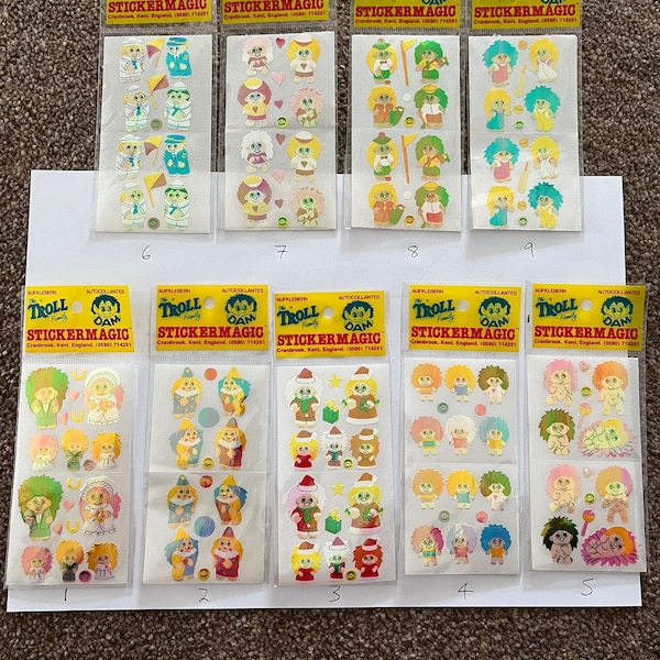 Troll Stickers - Etsy