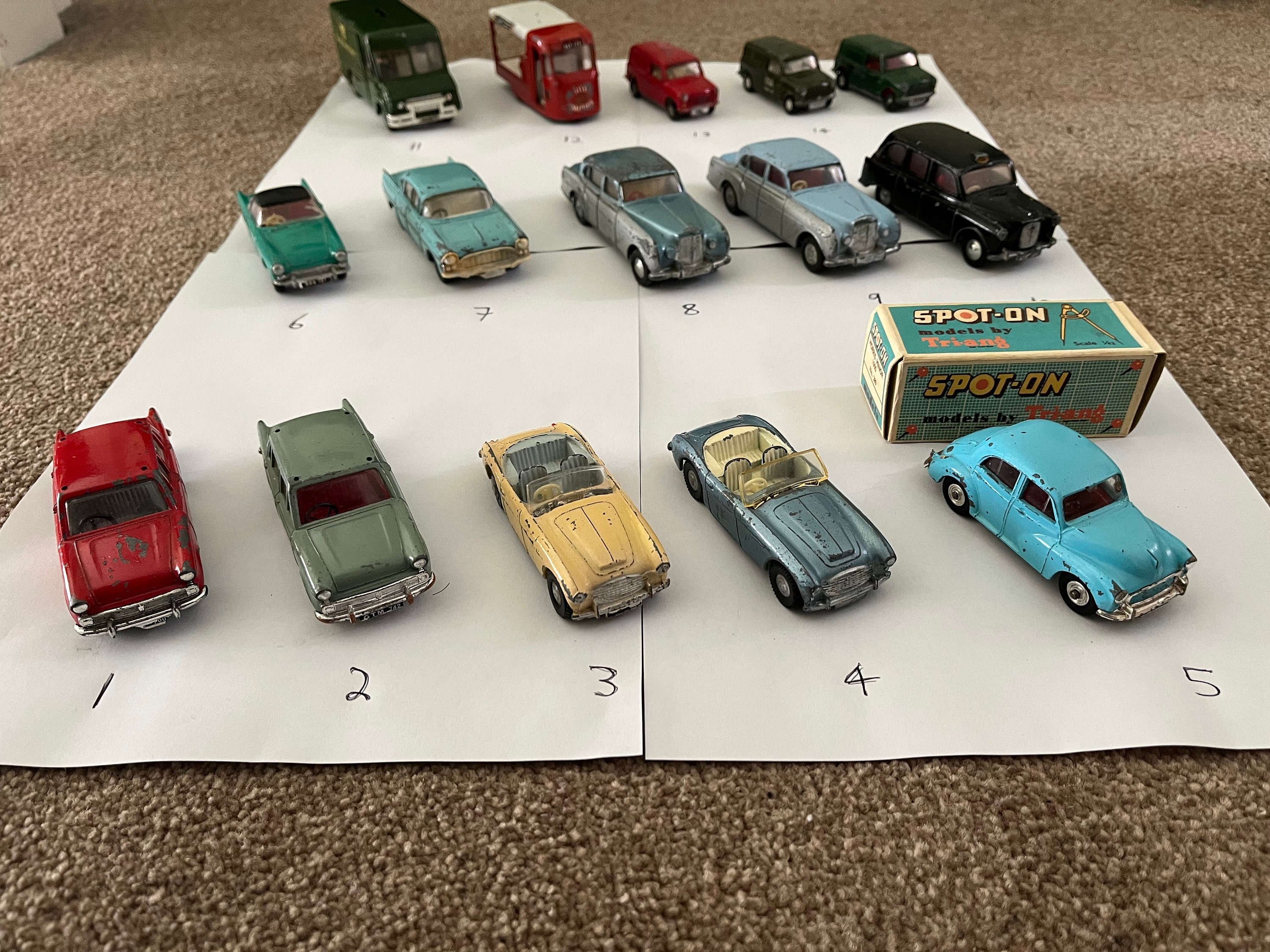 Triang Spot on Vintage Rare Cars and Vans - Please Choose From Drop ...
