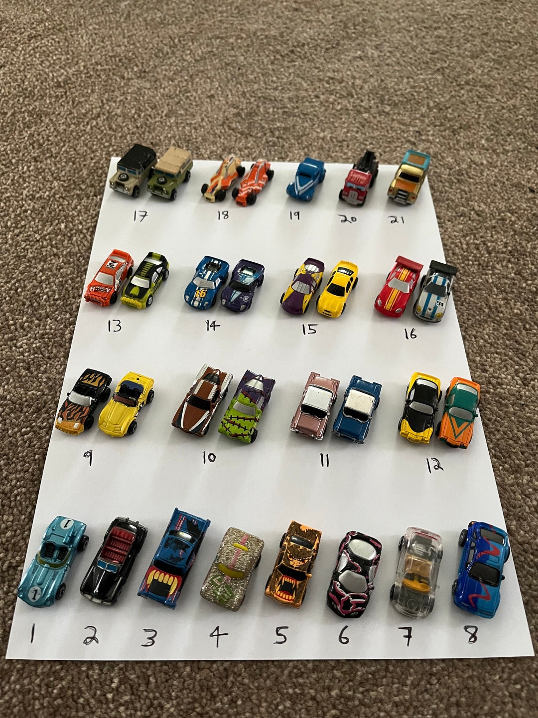 Micro Machines Vintage Rare Cars - Please Choose From Drop Down List - Etsy